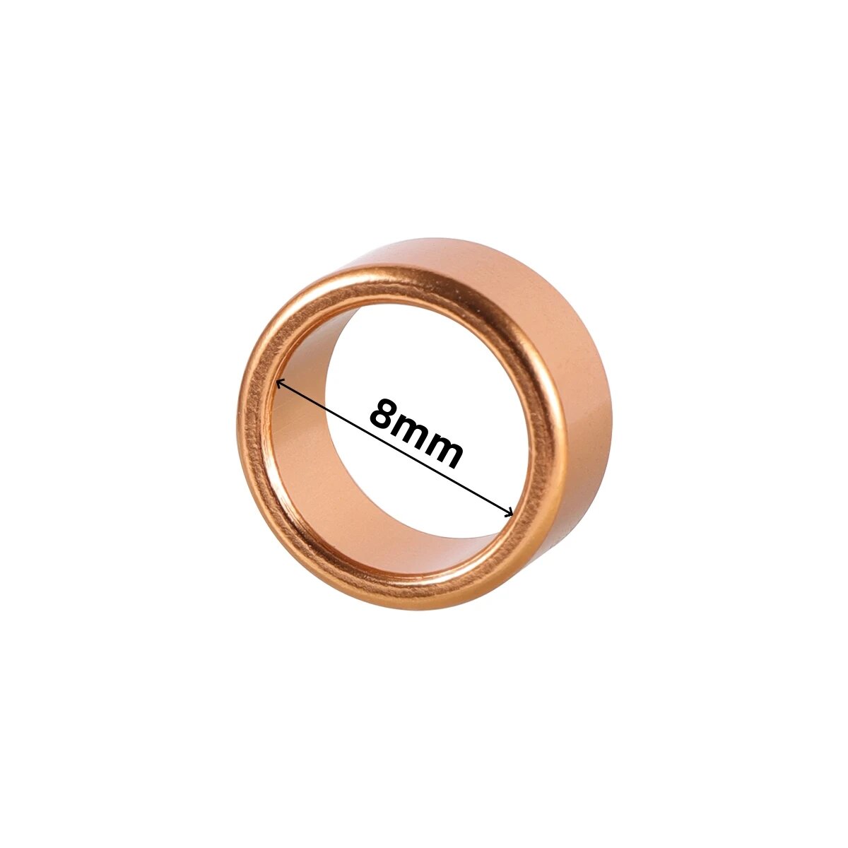 Кольцо для птичьей лапы 8 мм, ID8mm Gold