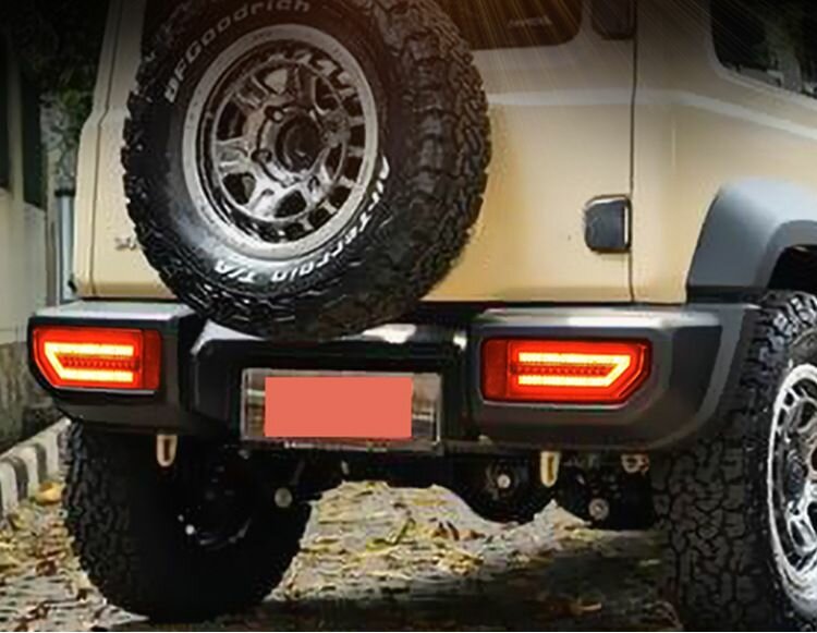 Светодиодные задние фонари для Suzuki Jimny 2019-2023, стоп/стояночный и поворотники, 12 В, ABS, 1000 лм