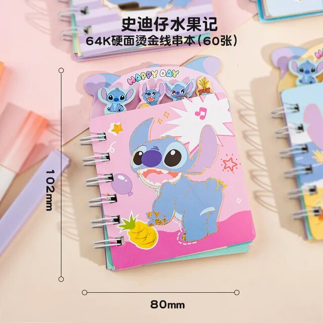 MINISO Мини тетрадь Disney со звездами и Стичем