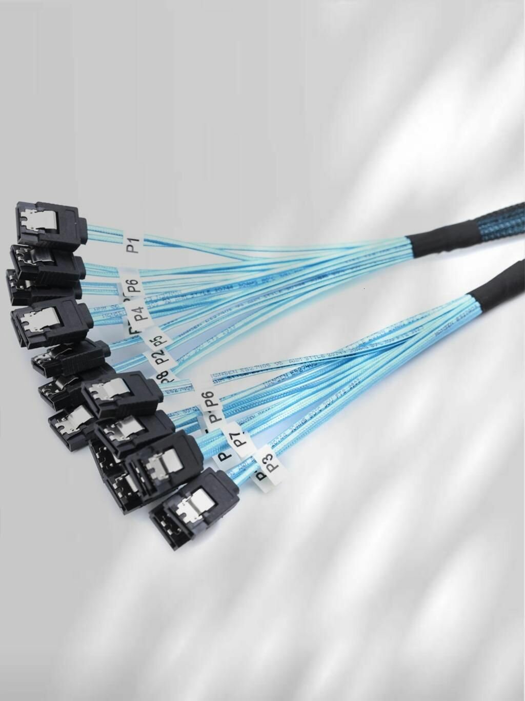 Кабель SATA-SAS, 8 шт, 1m