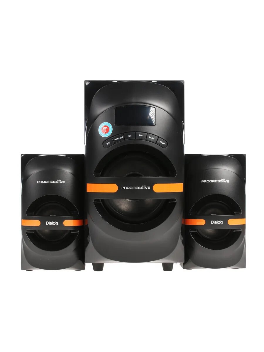 Колонки Progressive AP-210B BLACK 2.1, 30W+2*15W RMS