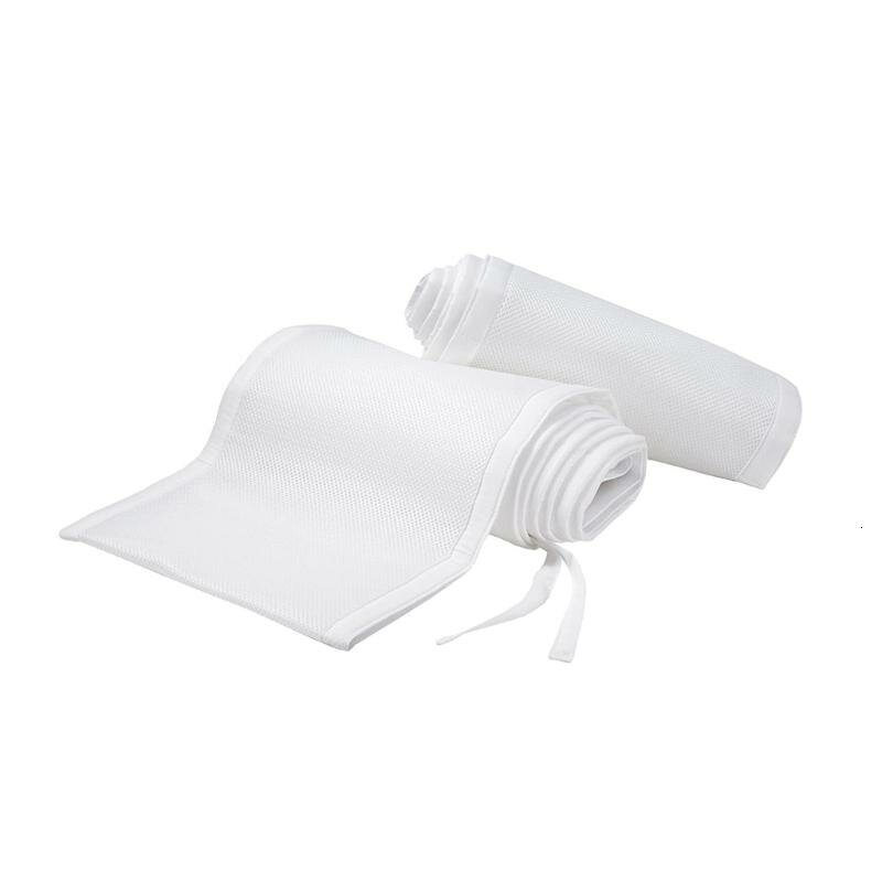 Защитный бортик для детской кроватки, Белый - S