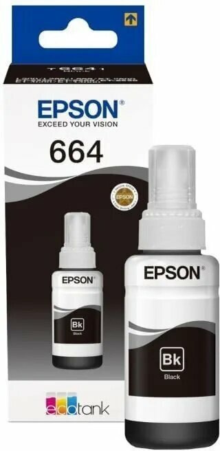 Epson Чернила, оригинал, Черный (black), 1 шт