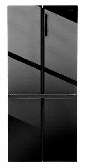Холодильник Centek CT-1746 NF black glass
