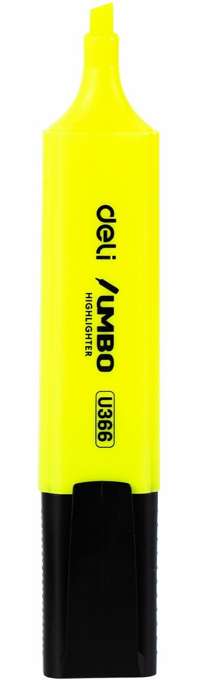 Текстовыделитель Deli толщина 1-5 мм, "Jumbo", желтый, EU366-YL 1884018