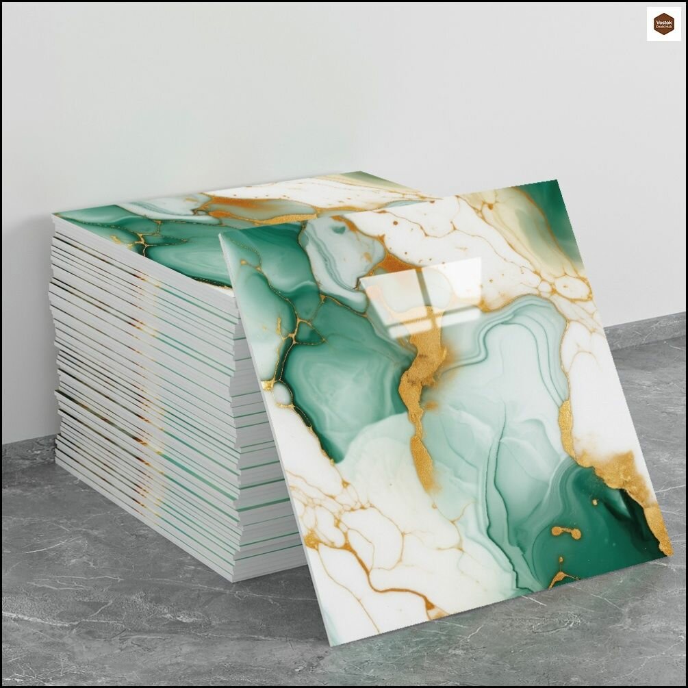 Самоклеящиеся стеновые панели под мрамор, панель ПЭТ, огнестойкие водостойкие и быстрый монтаж, для кухни, ванной, акцентных стен
