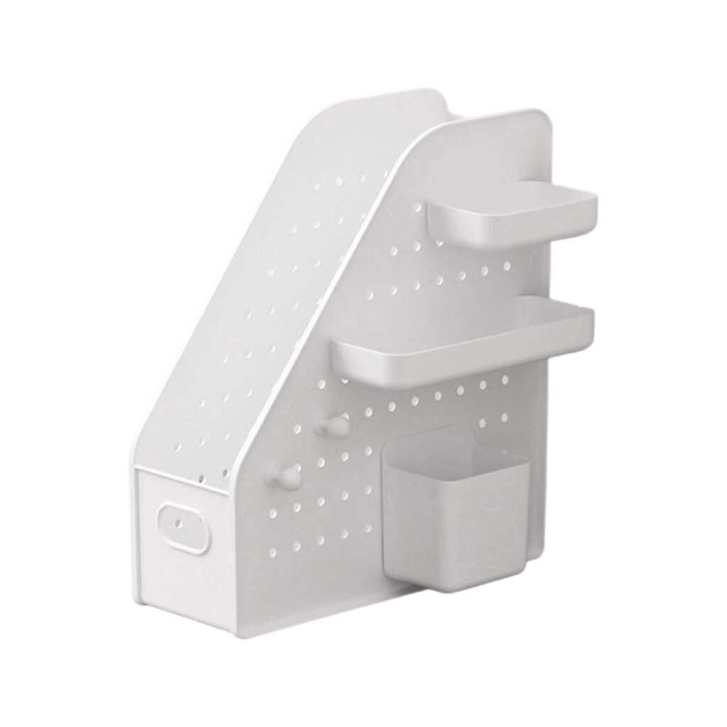 Настольный Органайзер Для Документов Ящик Для Хранения С Подставкой Для Ручек Pegboard, Экономящий Место На Подставке Для Книг