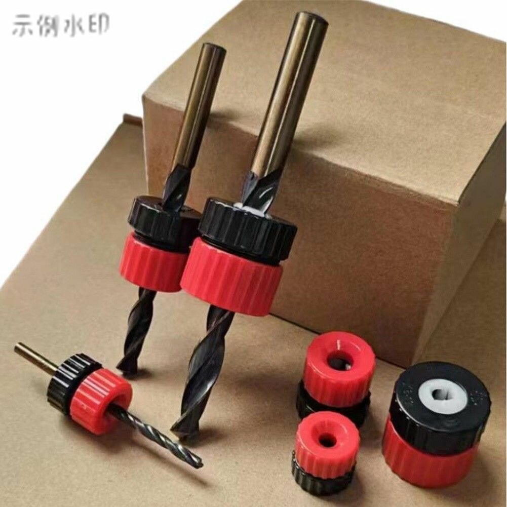 OZ-BDOT-3 шт. Регулируемый ограничитель глубины сверла 3-13 мм, стопорное кольцо для сверла для плотницких работ, регулируемый позиционер, направляющая для отверстий, столярный инструмент