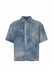 Топ MSGM Patterned short-sleeve top, размер 14 лет, синий