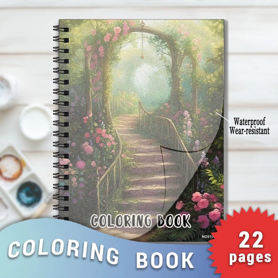 Дневник с граффити. Книжка-раскраска для взрослых — 8,3x11,2 дюйма. 22-страничная книжка-раскраска — помогает снизить стресс и легкость эмоций.