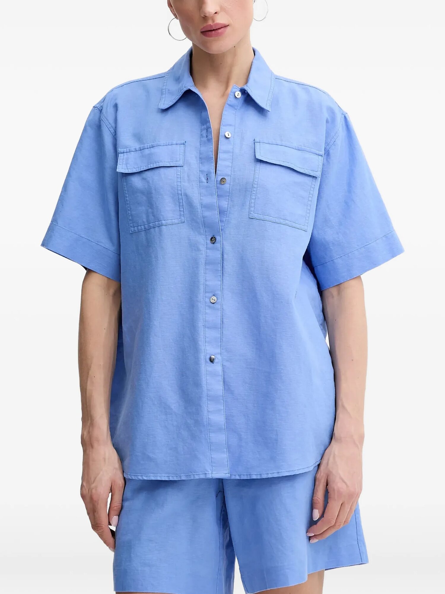 Рубашка Flap-pocket short-sleeved shirt