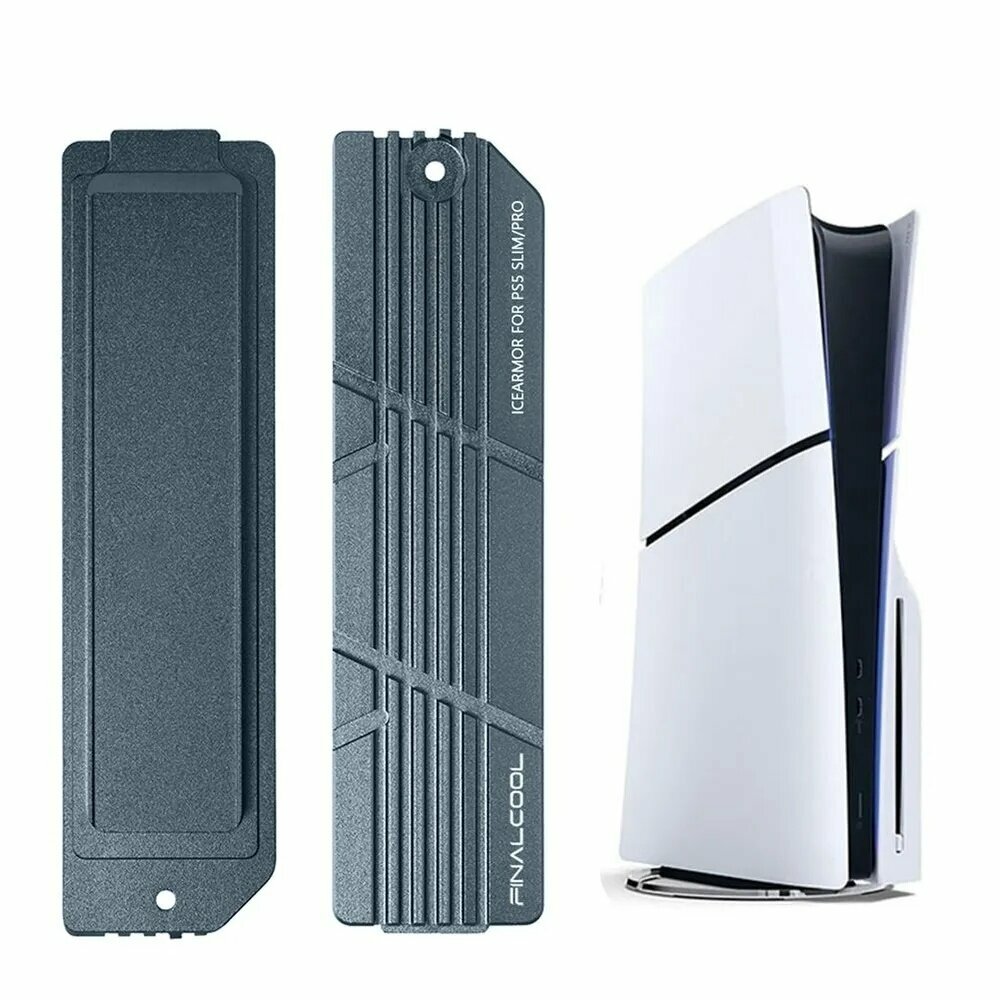 Алюминиевый радиатор для SSD M.2 2280 в PS5 Slim, система охлаждения с теплопроводящими прокладками