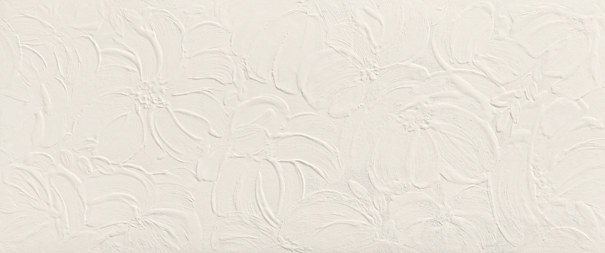 Atlas Concorde Плитка 3D Wall Plaster Bloom White мат 50x120 8,5 мм арт. AHQV (цена за 1.8 м2)