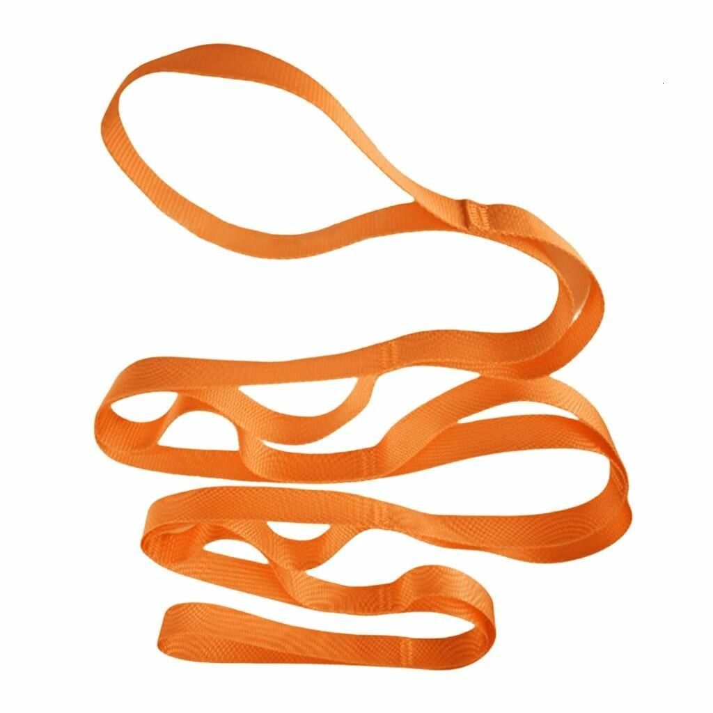 Стрейч-лента для йоги и физиотерапии, Оранжевый