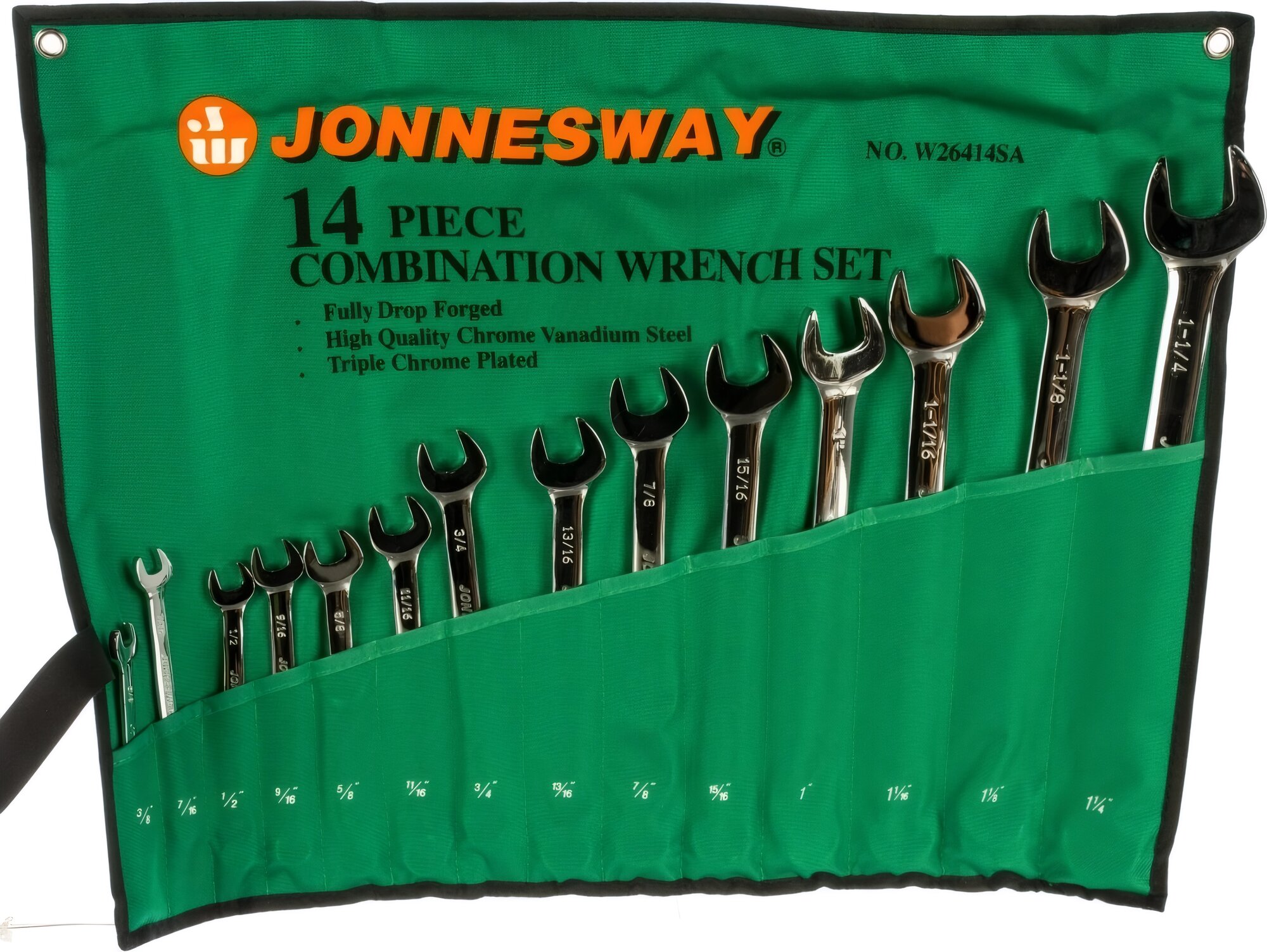 Набор комбинированных ключей Jonnesway W26414s
