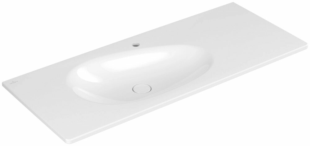 Раковина Villeroy & Boch Antao 4A77L2R1 подвесная/мебельная, 120x50xh15см, альпийский белый с CeramicPlus
