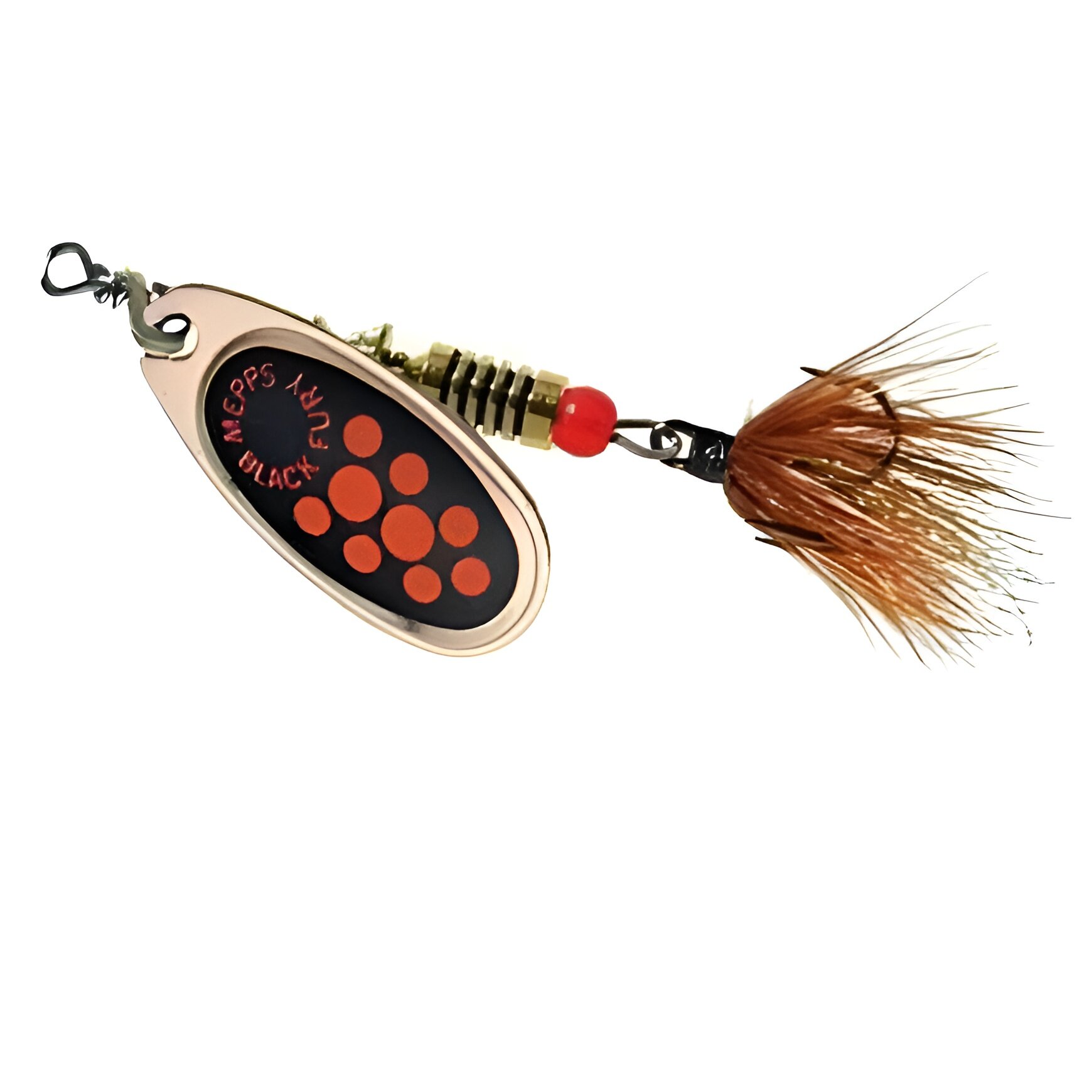 Блесна вращающаяся Mepps BLACK FURY MOUCHE, 0, Сopper/Orange, 1 шт.
