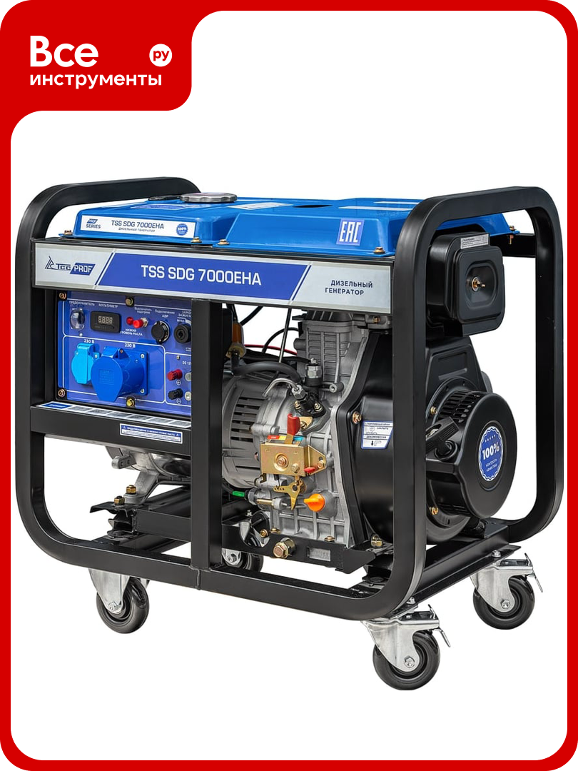 Дизель генератор ТСС SDG 7000EHA 100033