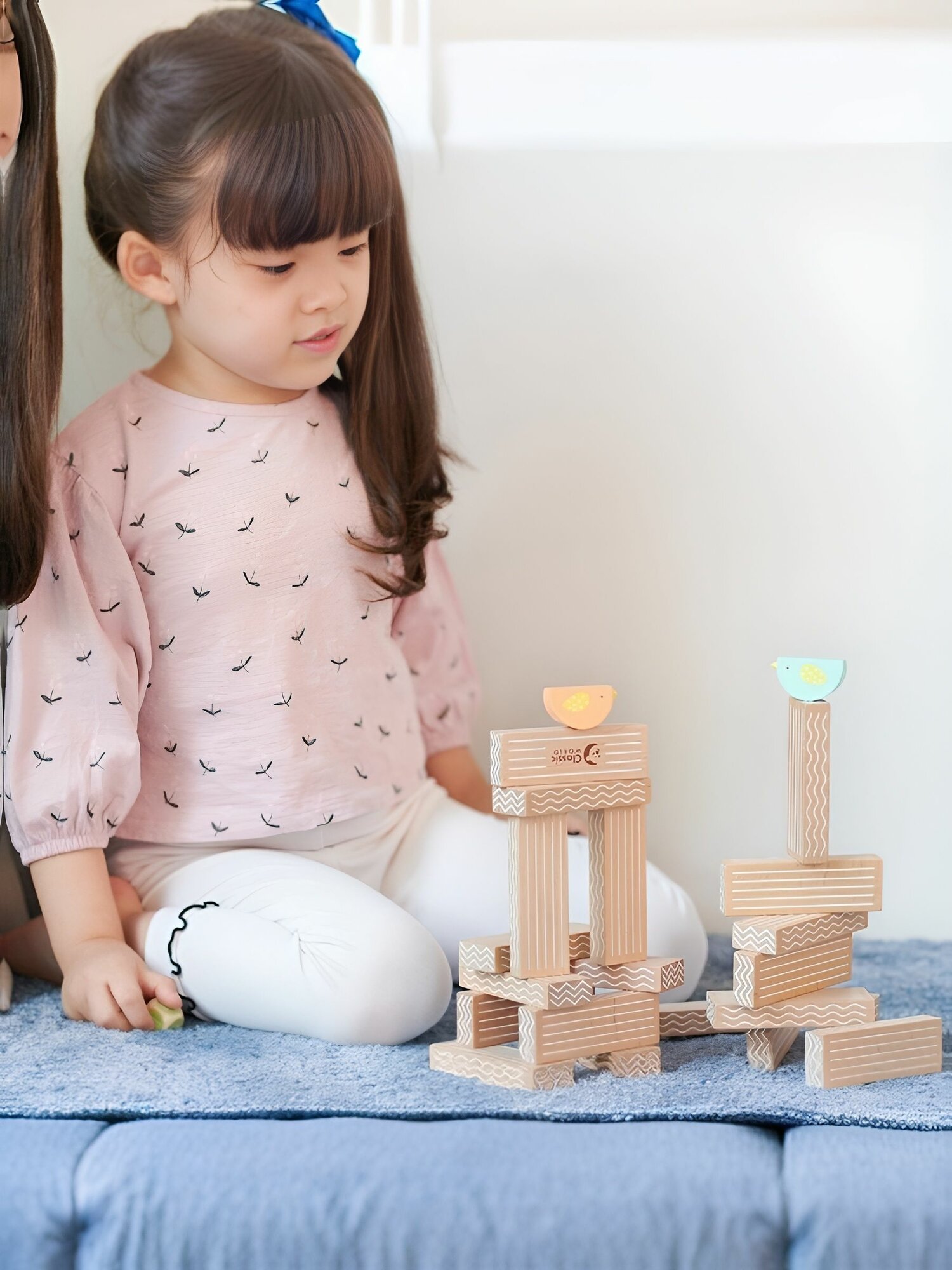 CLASSIC WORLD Настольная игра Дженга-конструктор Птички деревянная развивающая для детей от 3 лет