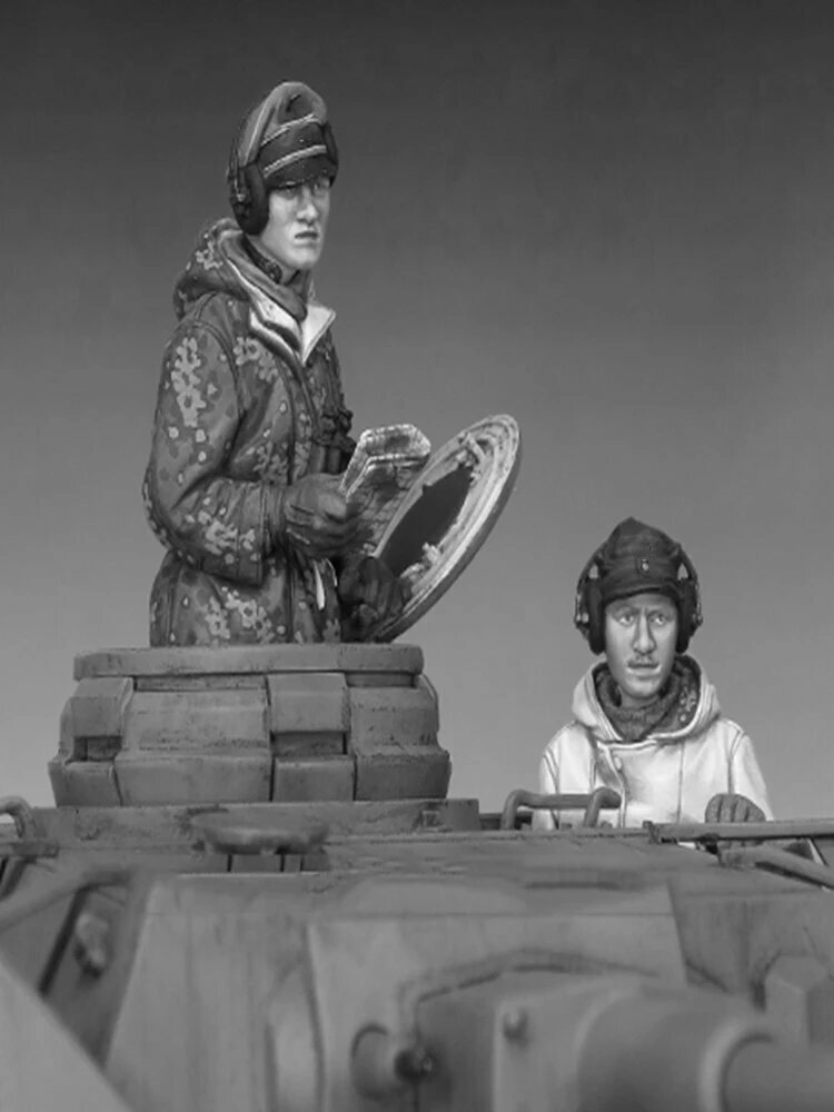 KIMERA Panzer Crew Зимний набор фигурки из смолы 1/35
