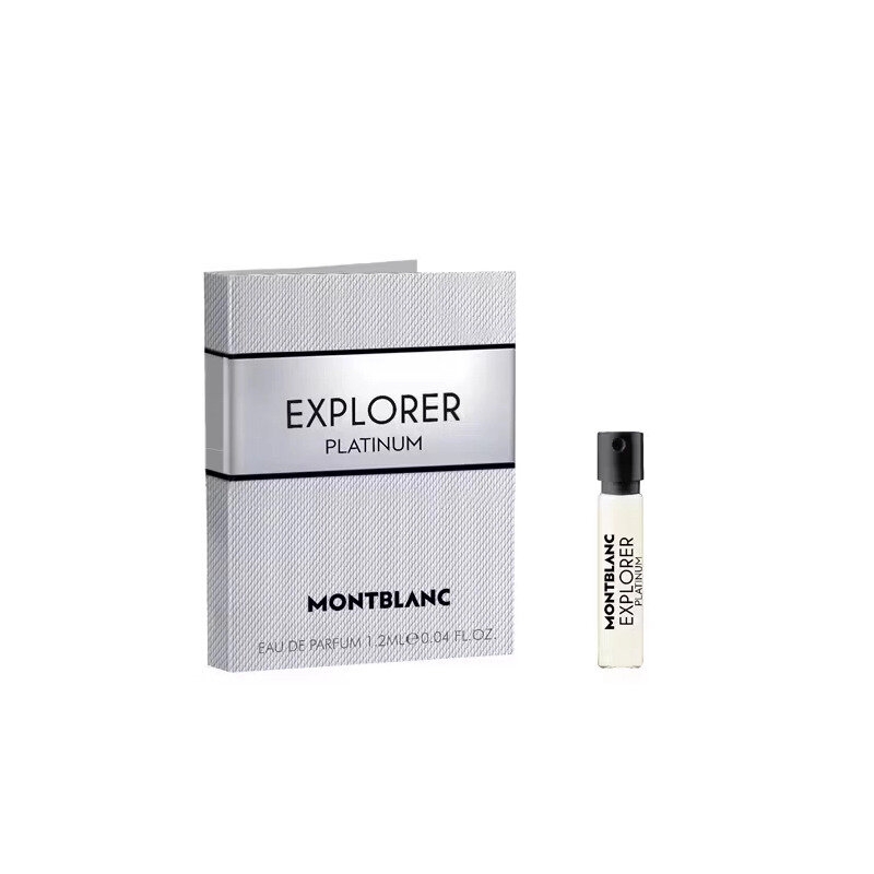 Парфюмерная вода Montblanc Explorer Platinum миниатюра 2 мл / Пробник духов Монблан Эксплорер Платинум