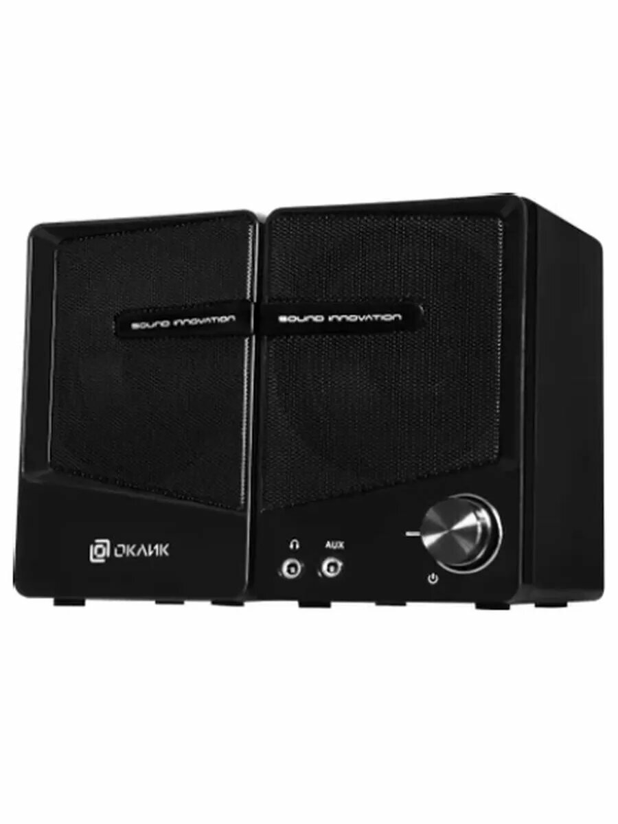 Колонки OK-126 339881 черный - 2.0, 6 Вт