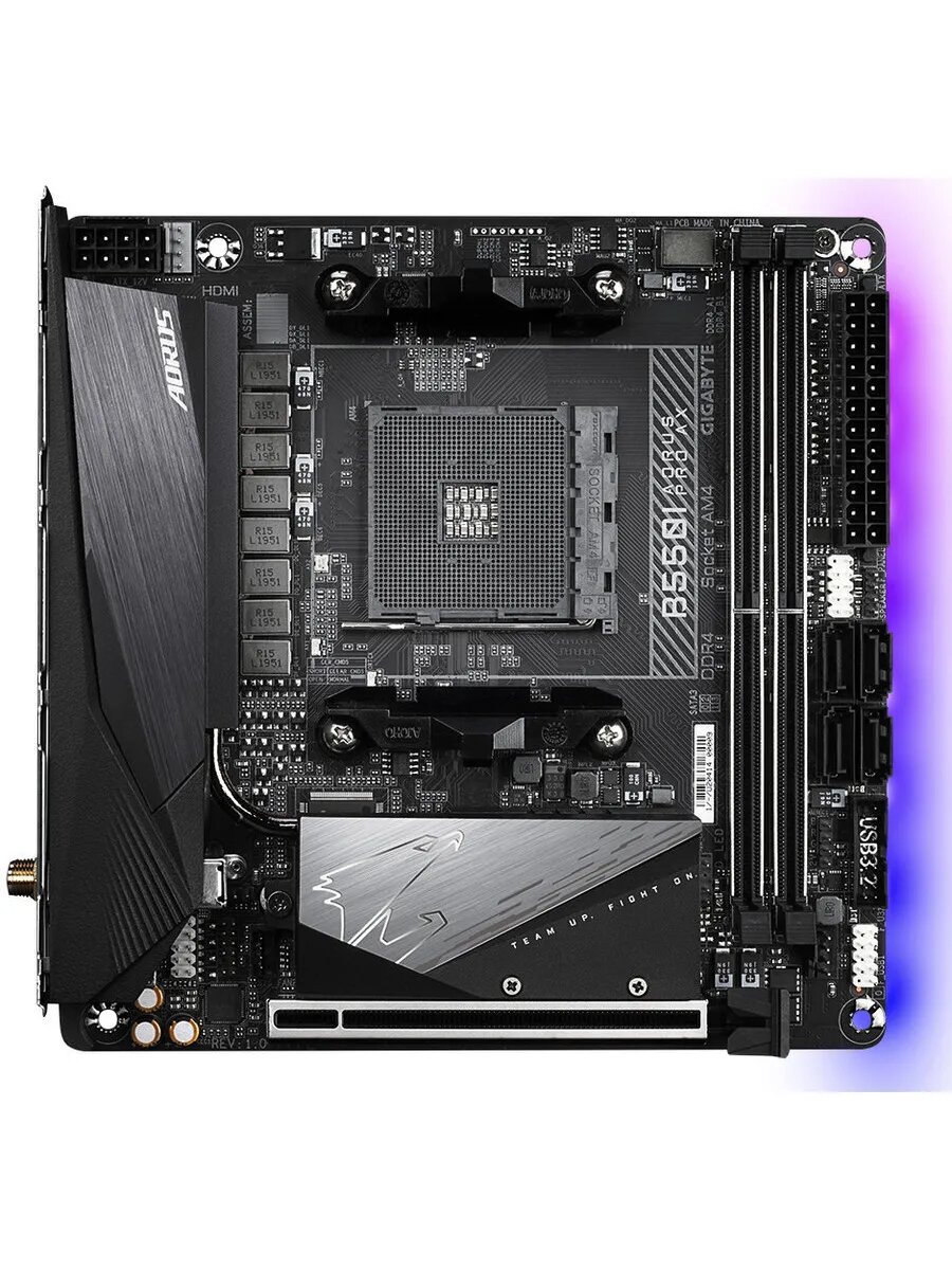 Материнская плата B550I AORUS PRO AX - AM4, DDR4