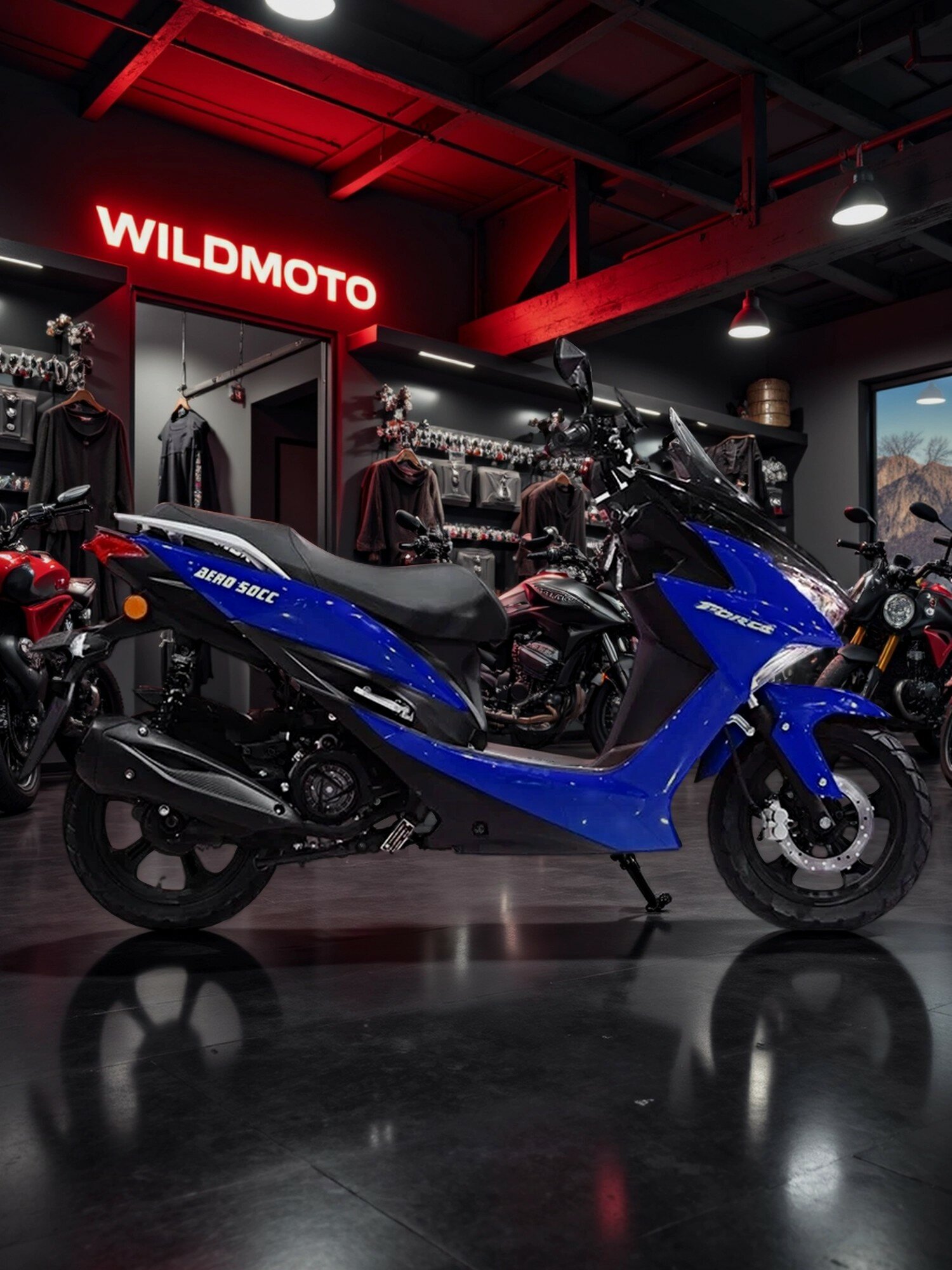 Скутер TMBK Aero 50CC, 149.6 куб. см, электростартер, вариатор, ❗не требует регистрации❗