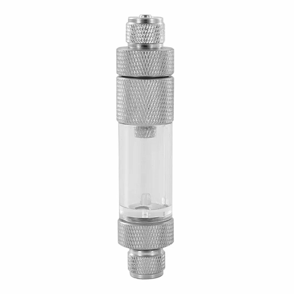 Аквариумный счетчик CO2 с двумя входами, разборный, для точного измерения пузырьков и защиты от обратного потока воды