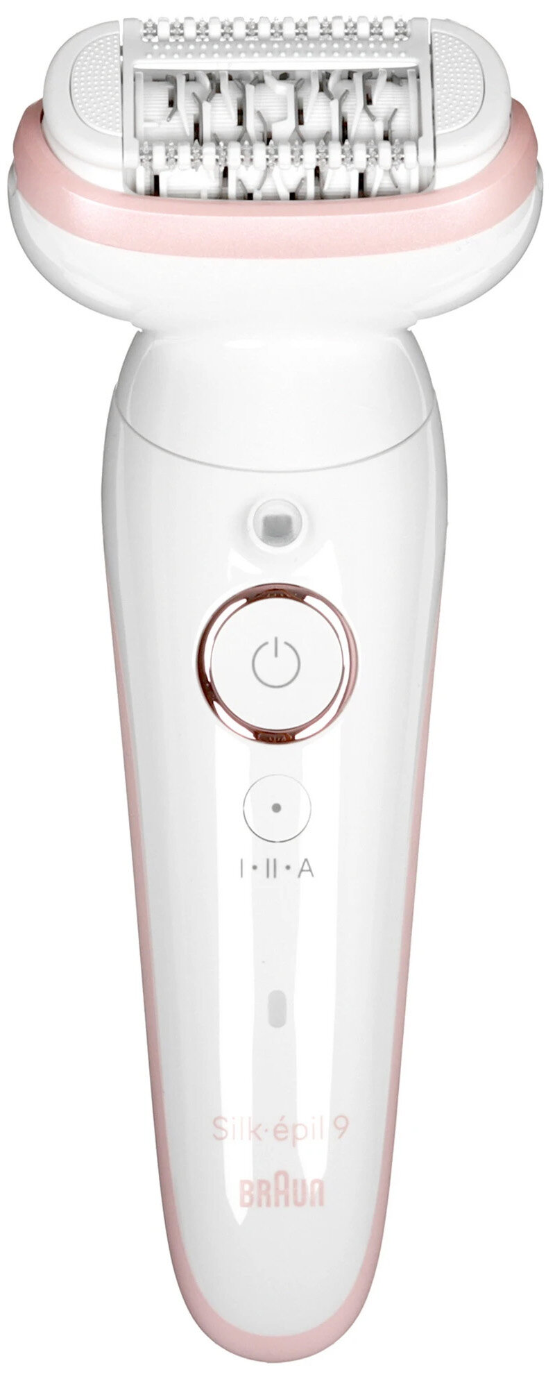 Эпилятор Braun SES9-030 белый, 40 пинцетов, Плавающая головка, Подсветка зоны эпиляции, Li-Ion