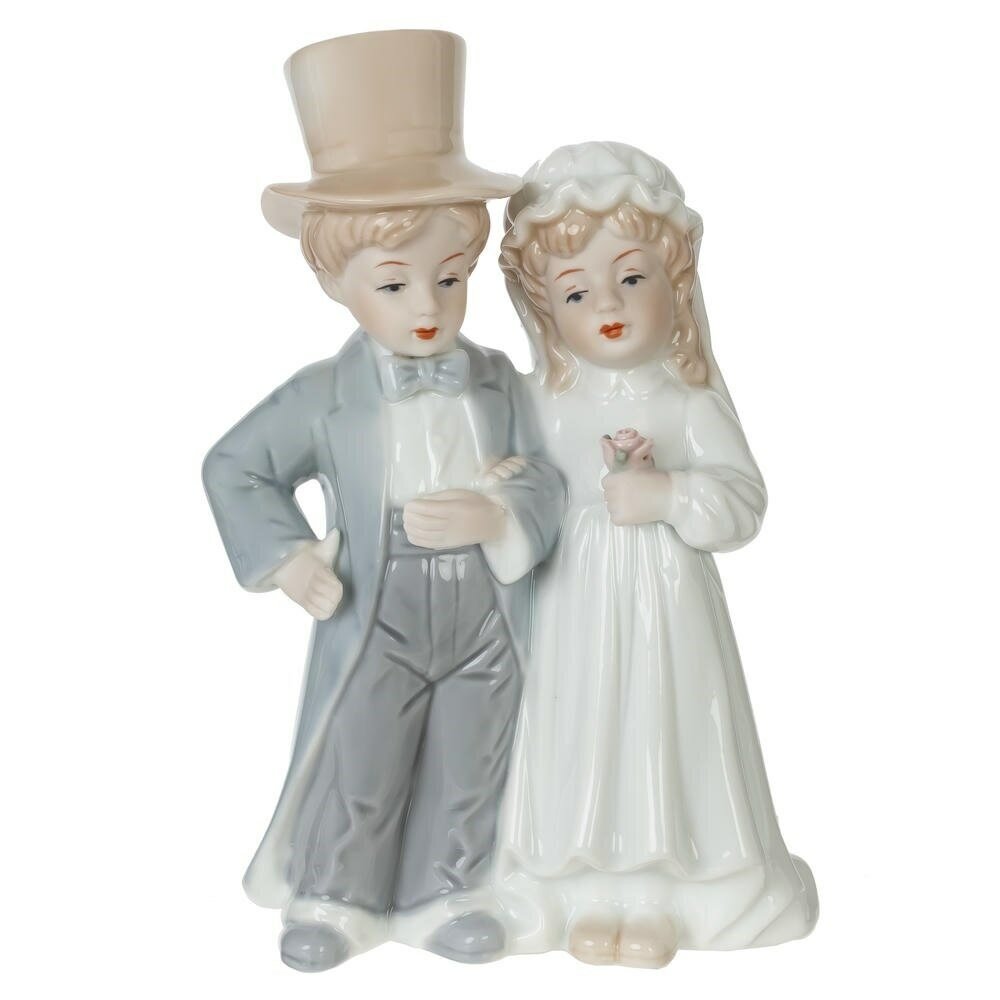 Фигурка декоративная "Юная пара", L=9 W=6,5 H=14 см