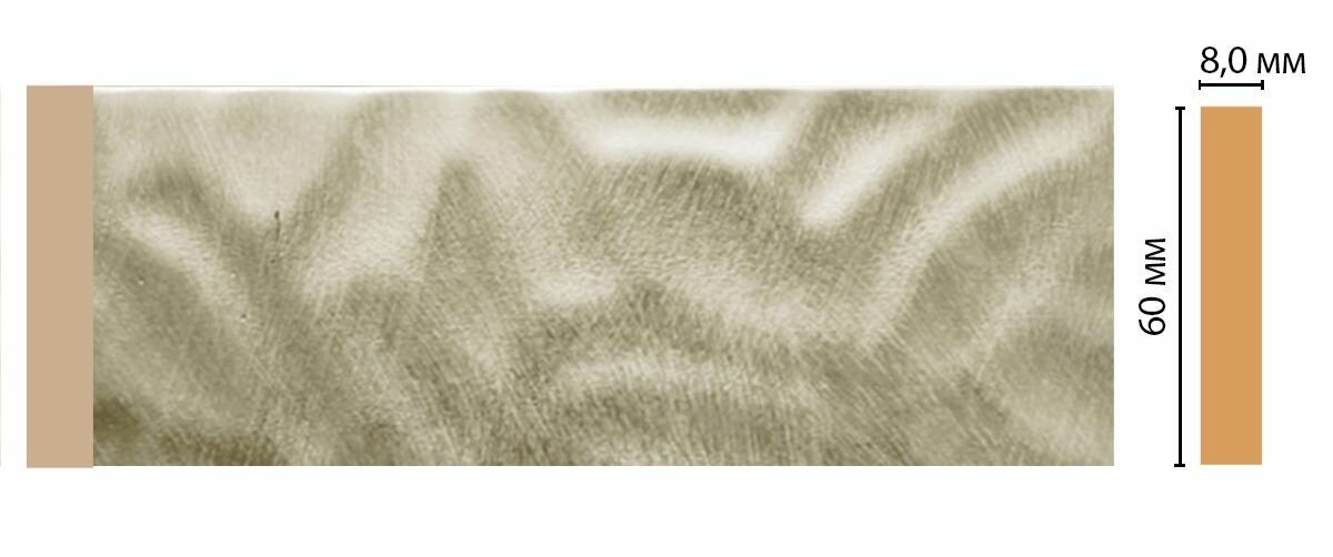 Молдинг Decomaster D040-373 В60хШ8хД2400 мм / Декомастер.