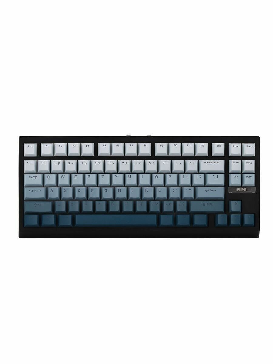 EPOMAKER G84 HE Магнитная Механическая Клавиатура (EPOMAKER Duskrise Magnetic), 75% ANSI US Расположение, Три Режимы Подключения, Голубой И Белый