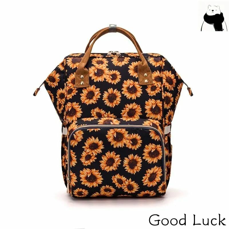 Сумка органайзер для коляски и мамы с термокарманами, Рюкзак большой вместительности