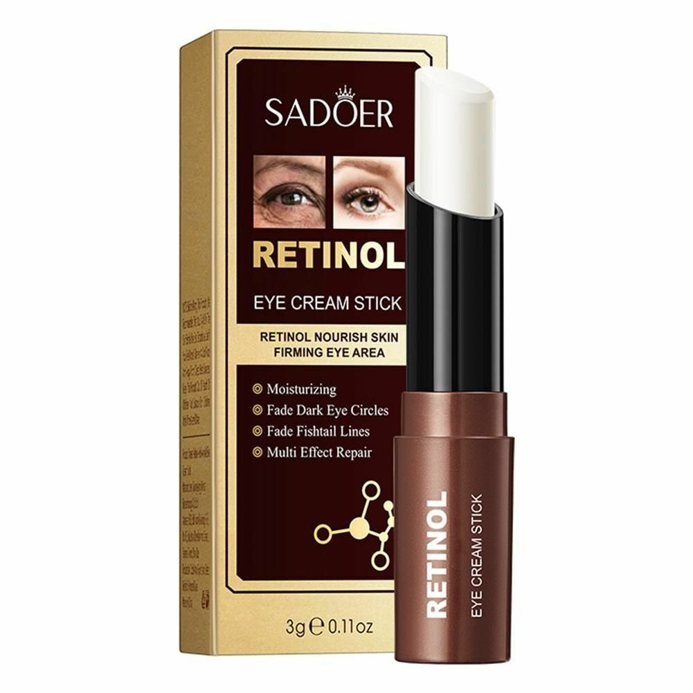 Крем-стик против морщин с ретинолом для глаз, Увлажняющий, Уменьшить темные круги под глазами