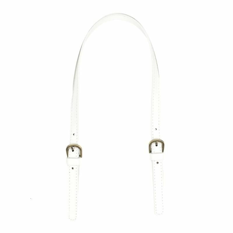 Регулируемый ремень для сумки из искусственной кожи, Белый
