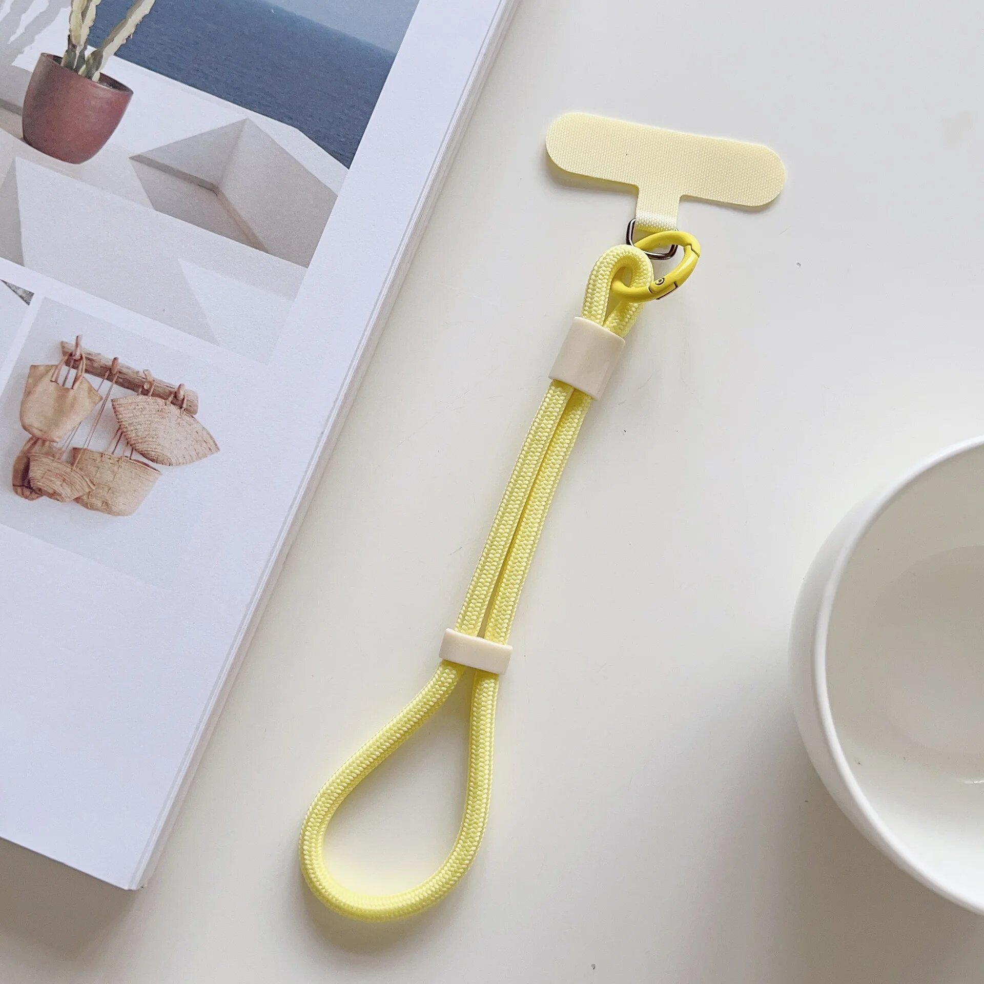 Мобильный браслет с подушечкой, короткий, регулируемый, многофункциональный, защита от потери, брелок с защитой от кражи, ремешок для мобильного телефона