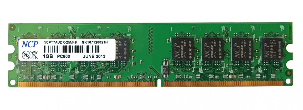 Оперативная память NCP NCPT7AUDR-25M48 DDRII 1024Mb