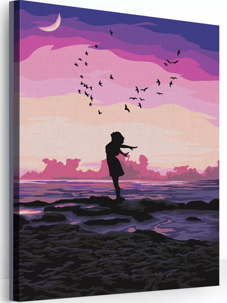 Полет души Картина по номерам на холсте 40х50