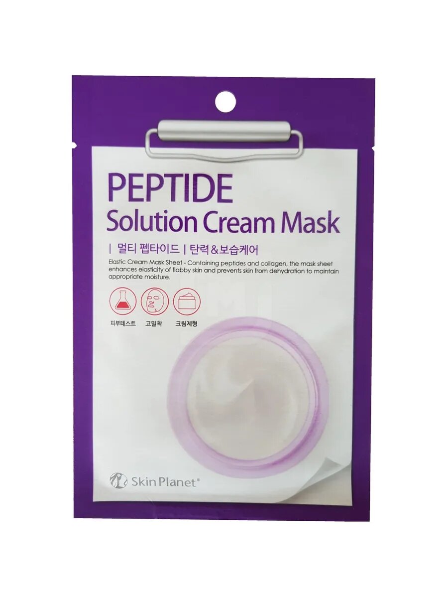 Маска тканевая для лица Skin Planet Peptide Solution Cream M