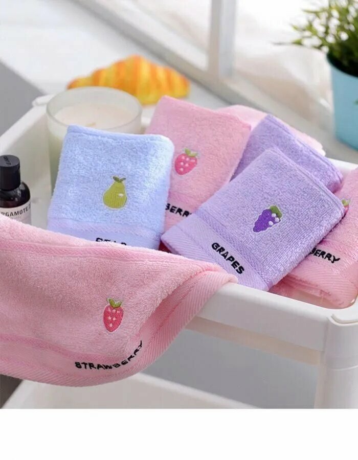 Полотенце кухонное, Махровая фактура, 25x45, 4шт