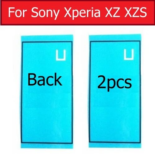Оригинальный ЖК-дисплей, ЖК-дисплей, водонепроницаемый клей для Sony Xperia Синий, 2pcs XZ Back glue