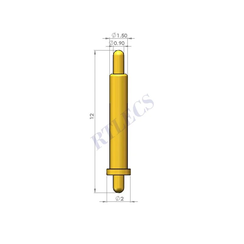 Pogo Pin 2.0 мм, высота 12 мм, 5 шт.