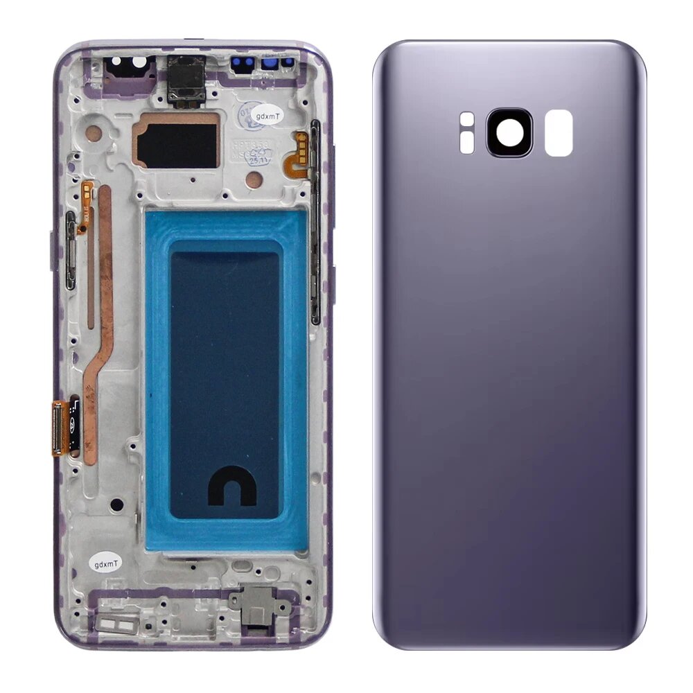 100% протестированный новый TFT S8 ЖК-дисплей для Samsung S8 Дисплей G950 G950F Purple Frame Cover