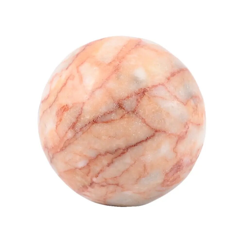 Розовый хрустальный шар 30 мм Red Grid Stone