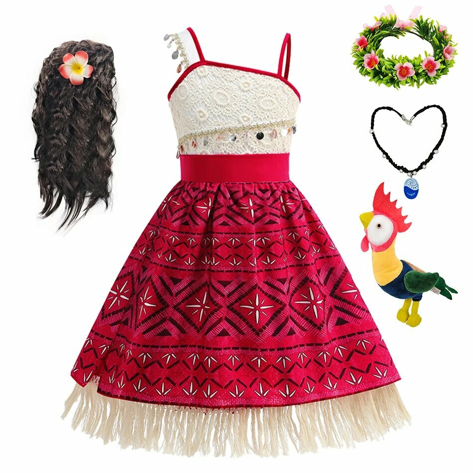 Детский костюм Disney Moana 2 7-8T Tag-140, Dress Sets 01