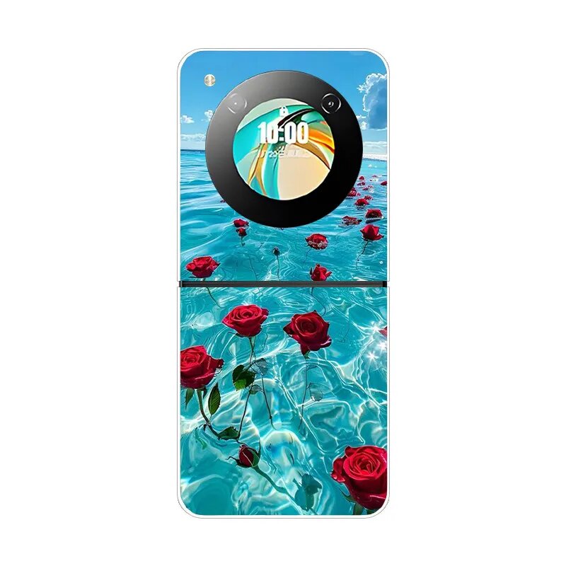 Для ZTE Nubia Flip Fashion 2025 Новый Стиль Пляжный Прозрачный Жесткий Складной Для ZTE Libero Flip 5G Nubia Flip 2 Чехол Fundas