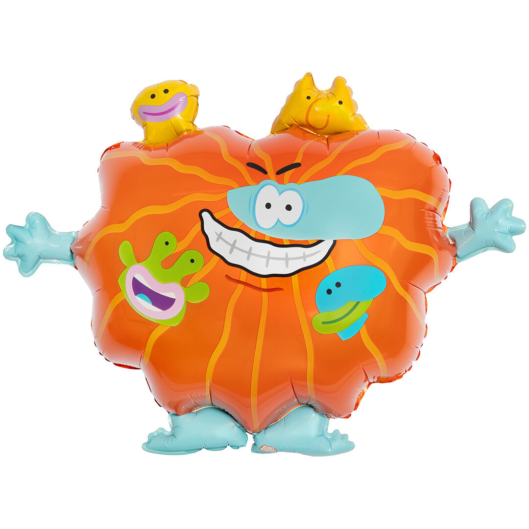 Воздушный шар из фольги. Фигура, Бодо Бородо, Яркие Морфы (29'/74 см, CHN)