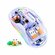 Мышь Fmouse, фиолетовый, беспроводная, Bluetooth, прозрачная, с подсветкой, 150x...