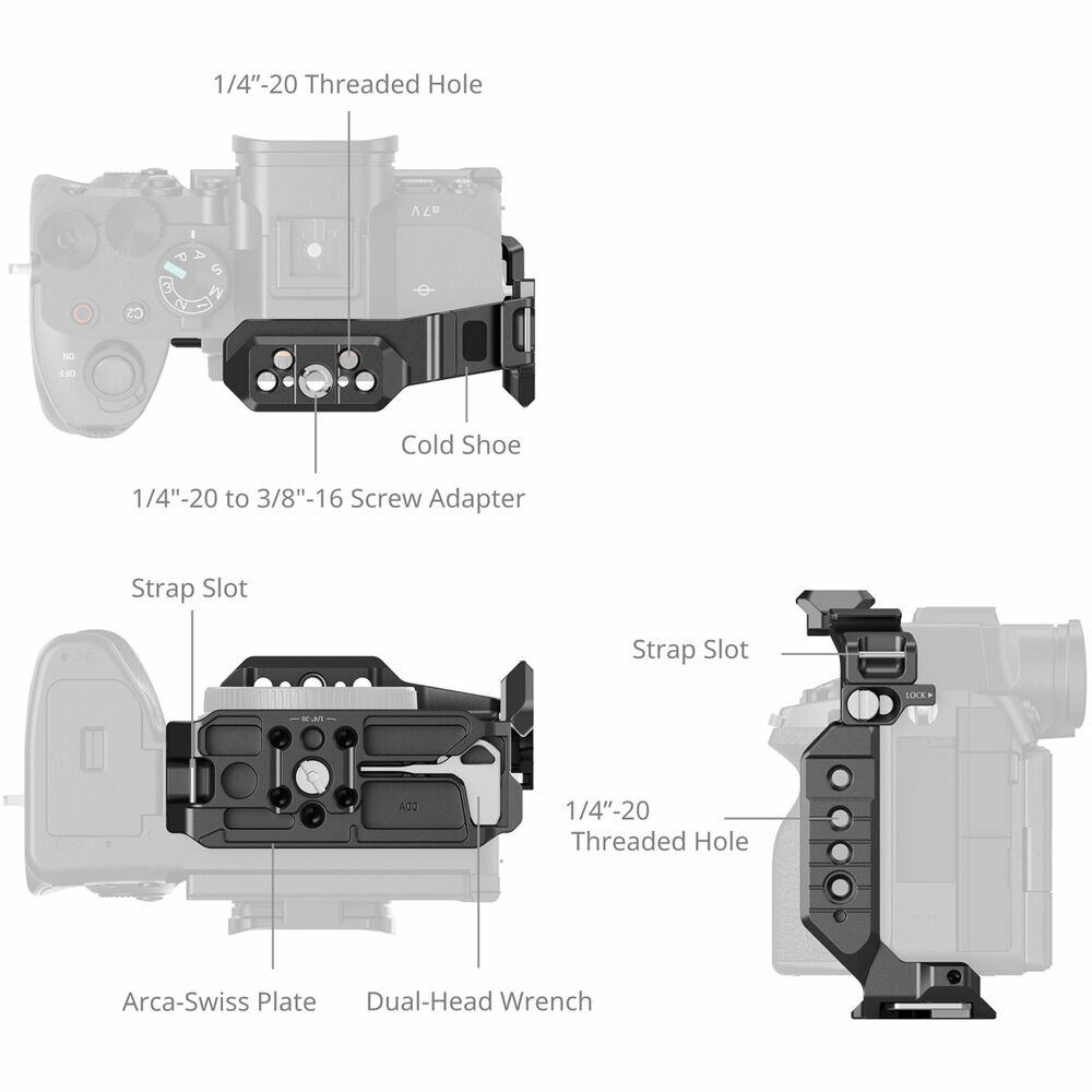 Полуклетка SmallRig 6023 HawkLock Quick Release — фото 1